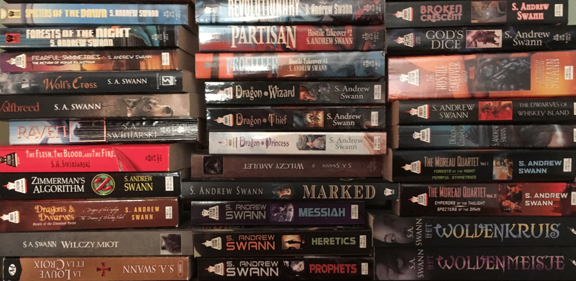 Books by S. Andrew Swann, author of Science Fiction, Fantasy, & Horror